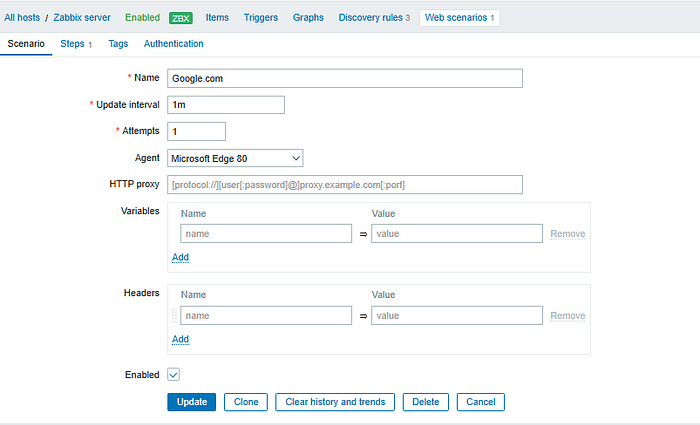 How to Monitor a Website on Zabbix - Dedicated DevOps