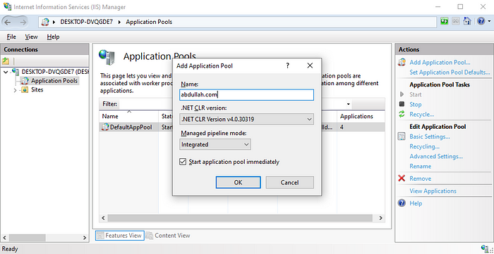 How to Add a Website in Microsoft IIS - Dedicated DevOps